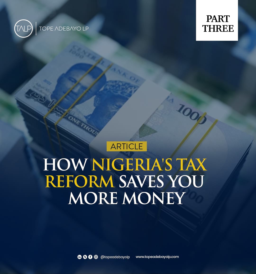 How the Nigerian Tax Reform Saves You More Money